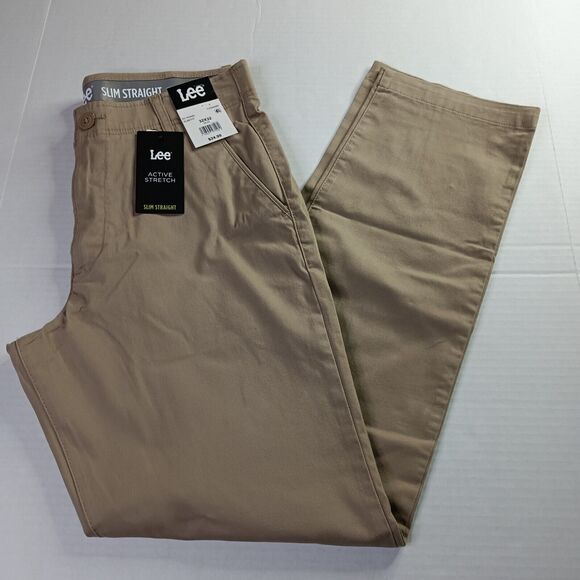 Lee | Pants | Lee Flat Front Chino With Motion Flex Waistband Pants ...